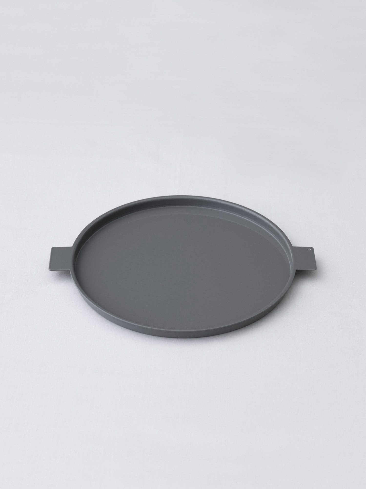 Aluminum Round Tray – Valley Grey